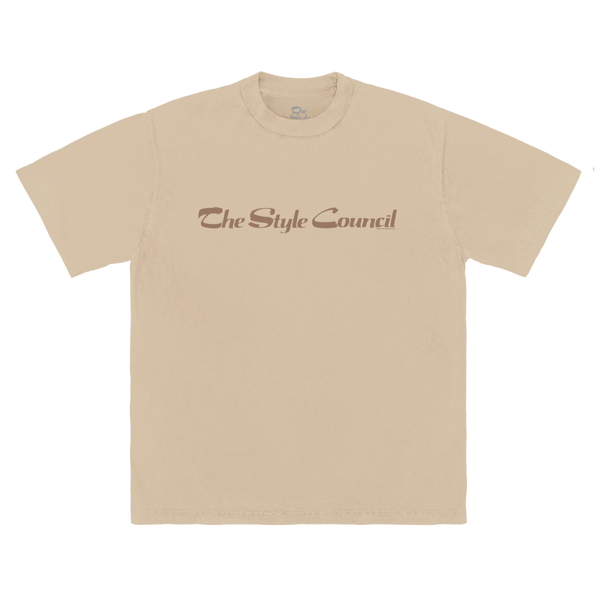 The Style Council Stacked Logo Sand Tee – Paul Weller