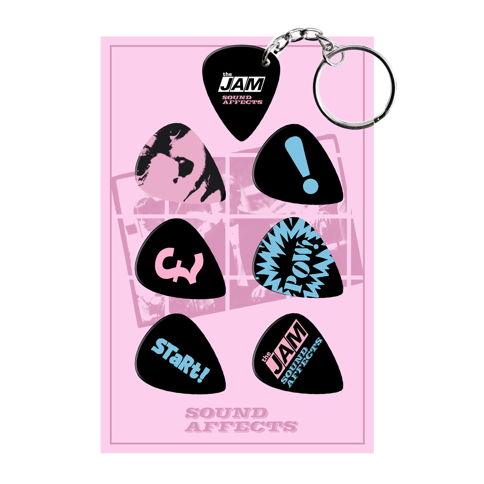 Symbols Plectrum Keyring & Plectrums – Paul Weller