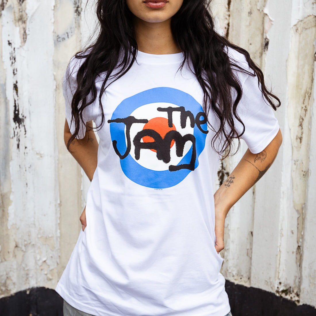 Target Logo White Tee – Paul Weller
